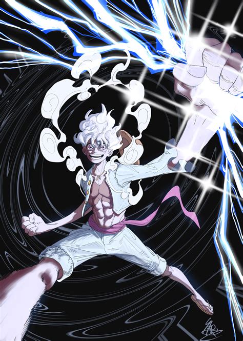 Luffy Gear 5 Fanart By Me Im Accepting Comissions Send Me A Dm R