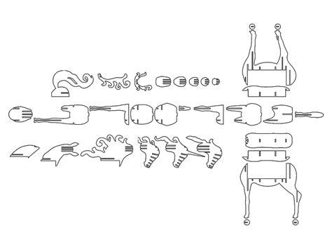 사용자 정의 목공을 위한 무료 중첩 Cnc 라우터 Plt 파일