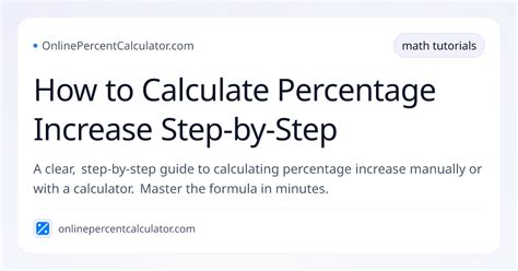 Percentage Increase Vs Decrease Formulas Examples And Real World
