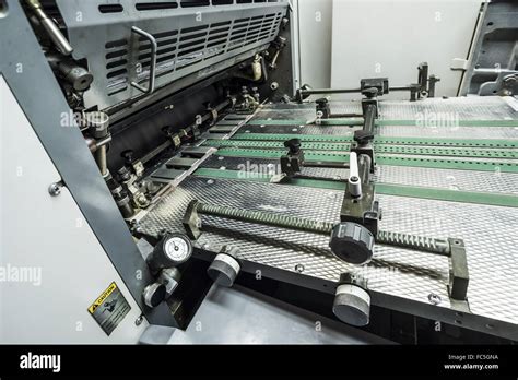Offset Printing Machine Stock Photo Alamy