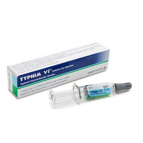 Typhim Vi Typhoid Pfs 0 5ml 1 Pom Kays Medical