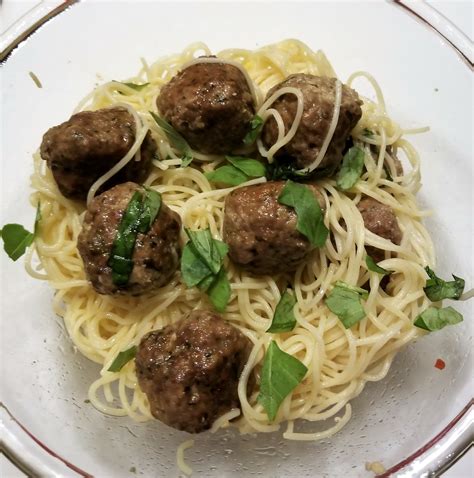 Meatballs With Angel Hair Pasta — Doubletake