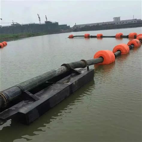 Polyethylene Floating Barrier Pipeline Floater Warning Marking Floats Tube Floater Dredging Pipe