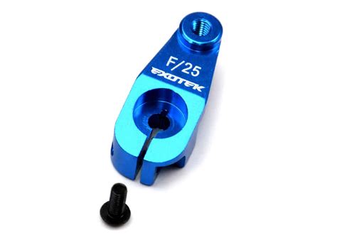 Exotek Ae Heavy Duty Servo Horn Aluminum Blue Futaba Savox 25t Spline