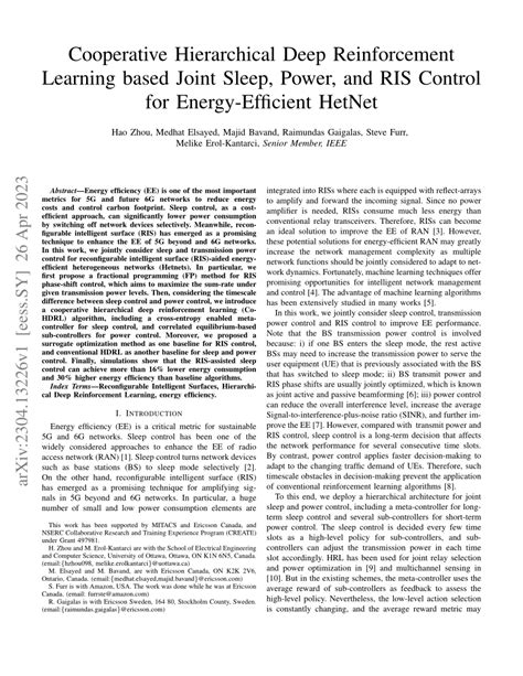 pdf cooperative hierarchical deep reinforcement learning based joint