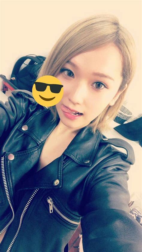 Sora Shiina Sora Temp Red Leather Jacket Asian Poster Jackets Beauty Down Jackets