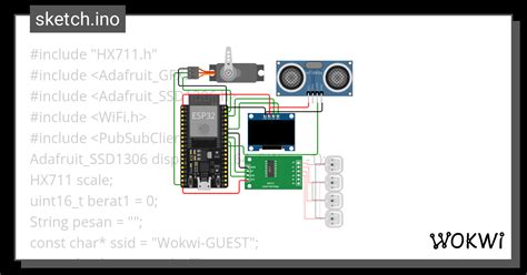 esp32 hx711 sr04 servo wokwi esp32 stm32 arduino simulator