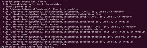Python Pandas Cant Execute Stack Overflow