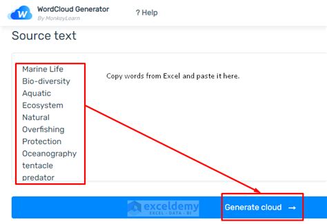 How To Create A Word Cloud In Excel Methods ExcelDemy
