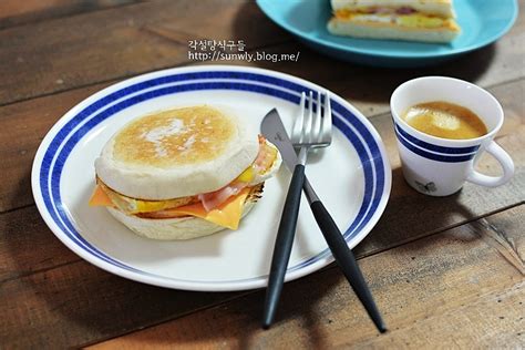 잉글리쉬머핀 샌드위치