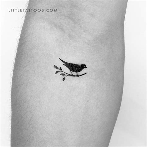 Simple Bird Tattoo Outline