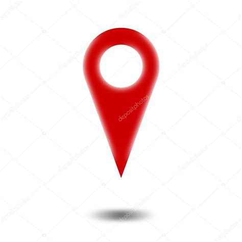 Red Map Pointer Or Pin Icon Stock Photo Dovapi