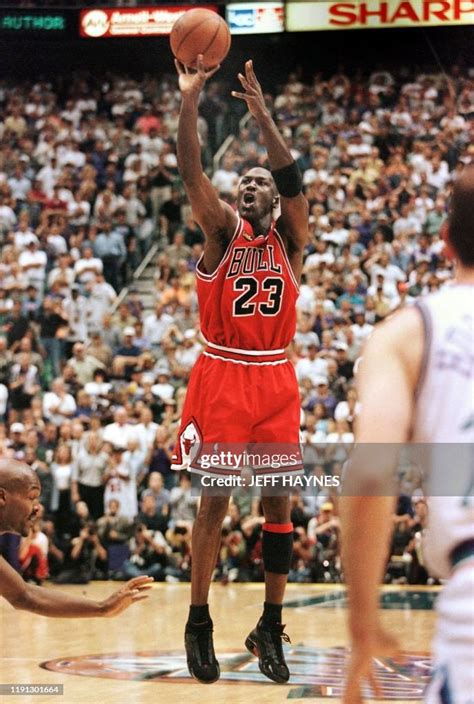 With 52 Seconds Left In The Game Michael Jordan Of The Chicago Bulls