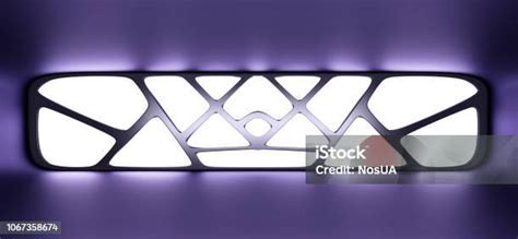 미래의 블루 터널 빛 인테리어 보기 미래 배경 비즈니스 공상 과학 또는 과학 개념 3d 렌더링 실내에 대한 스톡 사진 및 기타 이미지 Istock