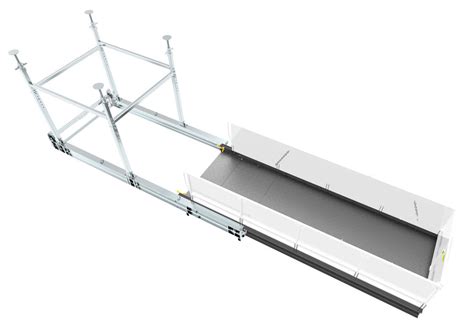 Galvanized Extendable Loading Deck Cantilever Loading Platform 3200mm
