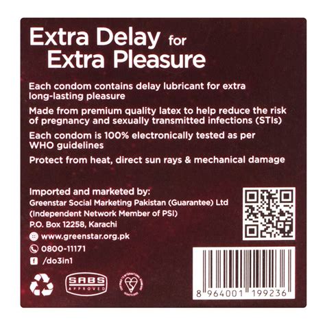 Buy Do What You Love Extra Delay Condoms 3 Pack Online At Special