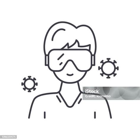 공대 분리 아이콘 선형 격리 일러스트레이션 씬 라인 벡터 웹 디자인 사인 흰색 배경에 편집 가능한 스트로크가 있는 개요 개념