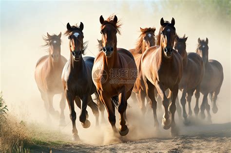 骏马在奔腾高清图片下载 正版图片600374029 摄图网