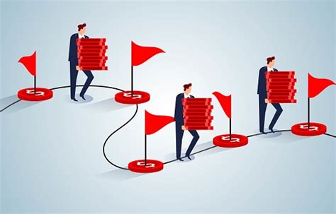 투자 배분 수익 극대화 비즈니스 전략 워크 플로우 프로젝트 진행 비즈니스 목표 계획 하나의 목표를 달성하기 위해 금을 움직이는