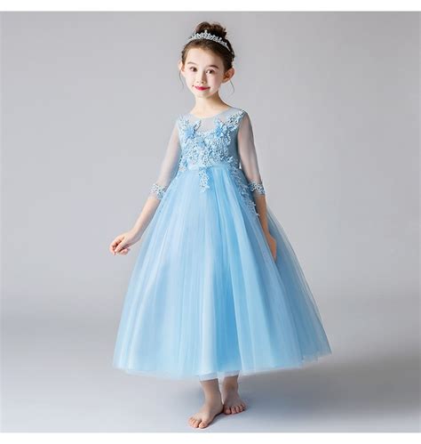 야무치 여아공주드레스 웨딩 공연복 망사 자수 원피스 Kuk4 티몬