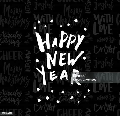 와 서 새 해 복 많이 인사말 카드입니다 축 하 집들이 포스터 초대장 사진 오버레이 대 한 서식 파일 2018년에 대한 스톡 벡터 아트 및 기타 이미지 Istock