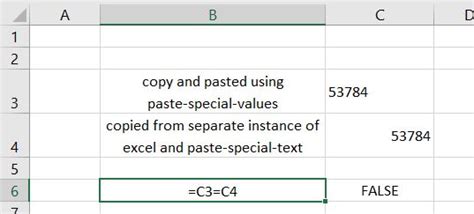 Microsoft Excel Paste As Values Vs Paste As Text Super User