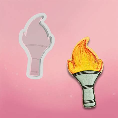 Torch Cookie Cutter — The Cookie Countess