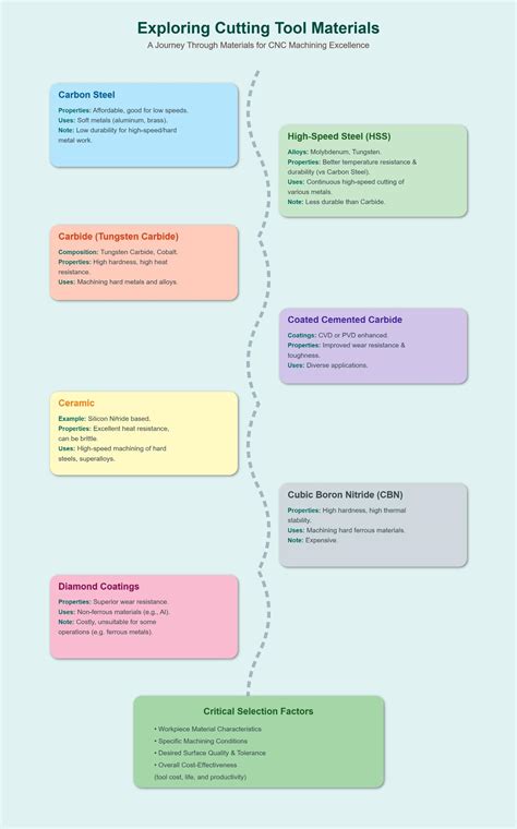 Comprehensive Guide To Cutting Tool Materials For Cnc Machining Artizono