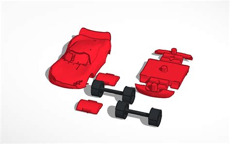 3d Design Lightning Mcqueen Toy Car Tinkercad