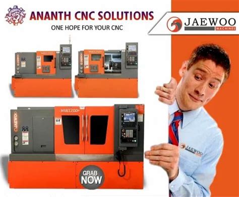 Jaewoo Cnc Lathe Machine Art 200s Maximum Turning Length More Than 1000 Mm Maximum Turning