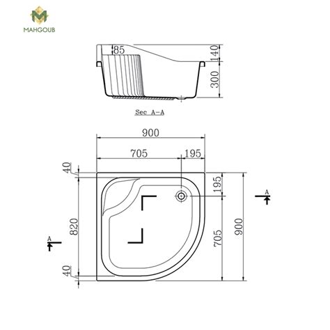 بانيو قدم بالجانب ايديال ستاندرد زاوية بكرسي بالجانب۹۰۹۰ سم برجامون