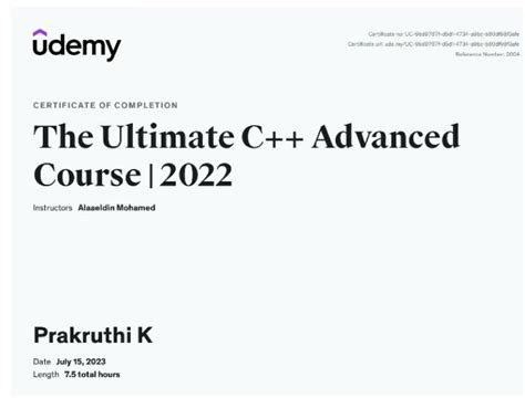 prakruthi prakruthi k on linkedin completed c advance course from udemy