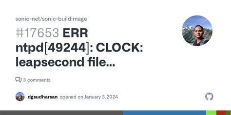 Err Ntpd 49244 Clock Leapsecond File Usrsharezoneinfoleap Secondslist Expired Error