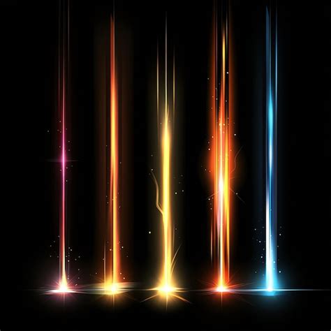 Light Shaft Effect Collection Premium AI Generated Image