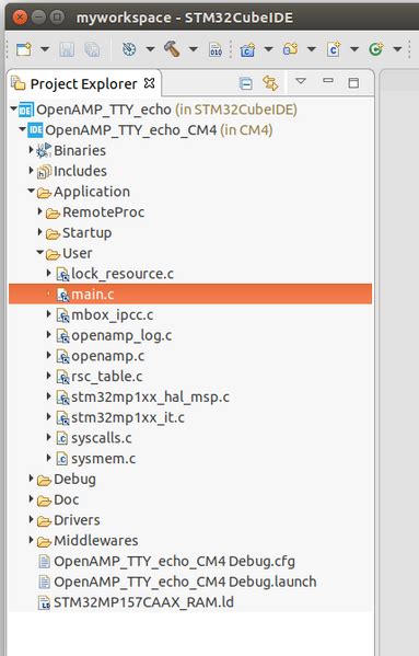 Filestmcubeide Project Structurepng Stm32mpu