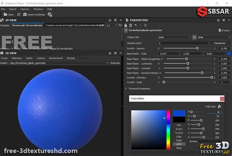 Pbr Textures Free Download Scratched Plastic Pbr Texture Generator Substance Sbsar Free