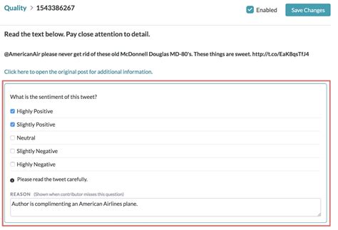 Guide To Test Question Creation Interface Appen Success Center