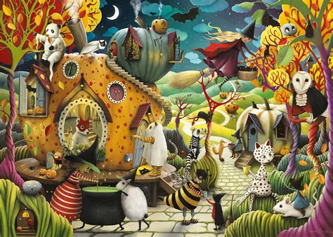 Ravensburger Happy Halloween 1000 Piece Jigsaw Puzzle For Adults