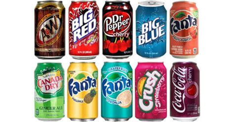 Major Soda Brands