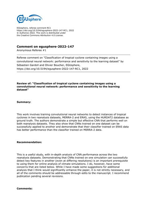 Pdf Classification Of Tropical Cyclone Containing Images Using A Convolutional Neural Network