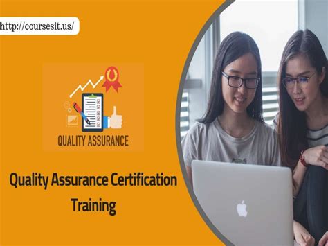 quality assurance certification training coursesit