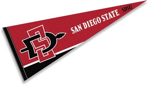 San Diego State University Pennant Full Size Felt Sports
