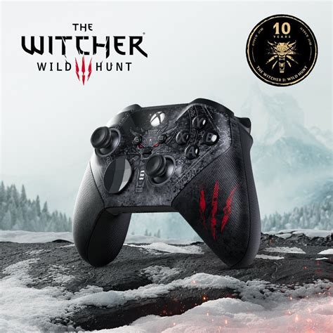 Win 1 Of 2 Xbox Elite Wireless Controller Series 2 Core The Witcher 3 10th Anniversary Special