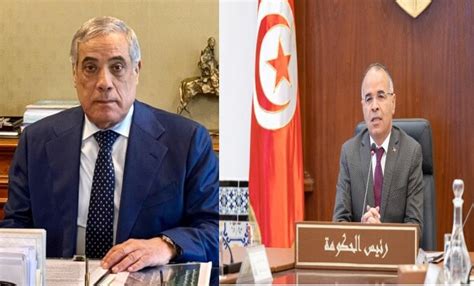 Tunisie Kamel Maddouri Sentretient Avec Son Homologue Algérien