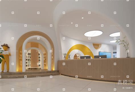 【图书馆 阅读区3d模型】 现代vr有灯光有贴图max2016图书馆 阅读区3d模型下载 Id1264873 免费3dmax模型库 青模3d模型网