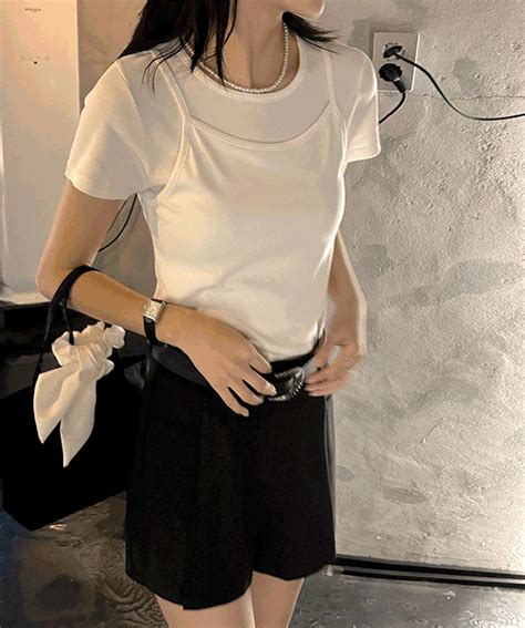 르헤르 48시간동안5sale 듀튼 레이어드 반팔티 3colors