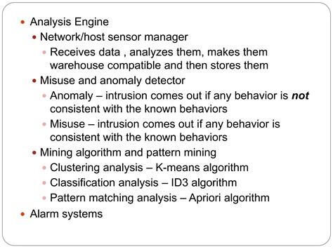 analysis and design for intrusion detection system based on data mining pptx databases