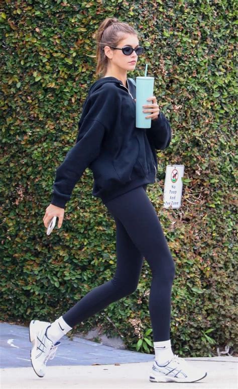 Kaia Gerber Gymwear Outfits Kaia Gerber Style Kaia Gerber Street Style