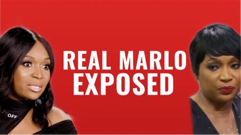 Revealed The Real Marlo Finally Exposed On Rhoa Finale Youtube