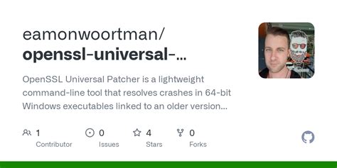 Github Eamonwoortmanopenssl Universal Patcher Openssl Universal Patcher Is A Lightweight